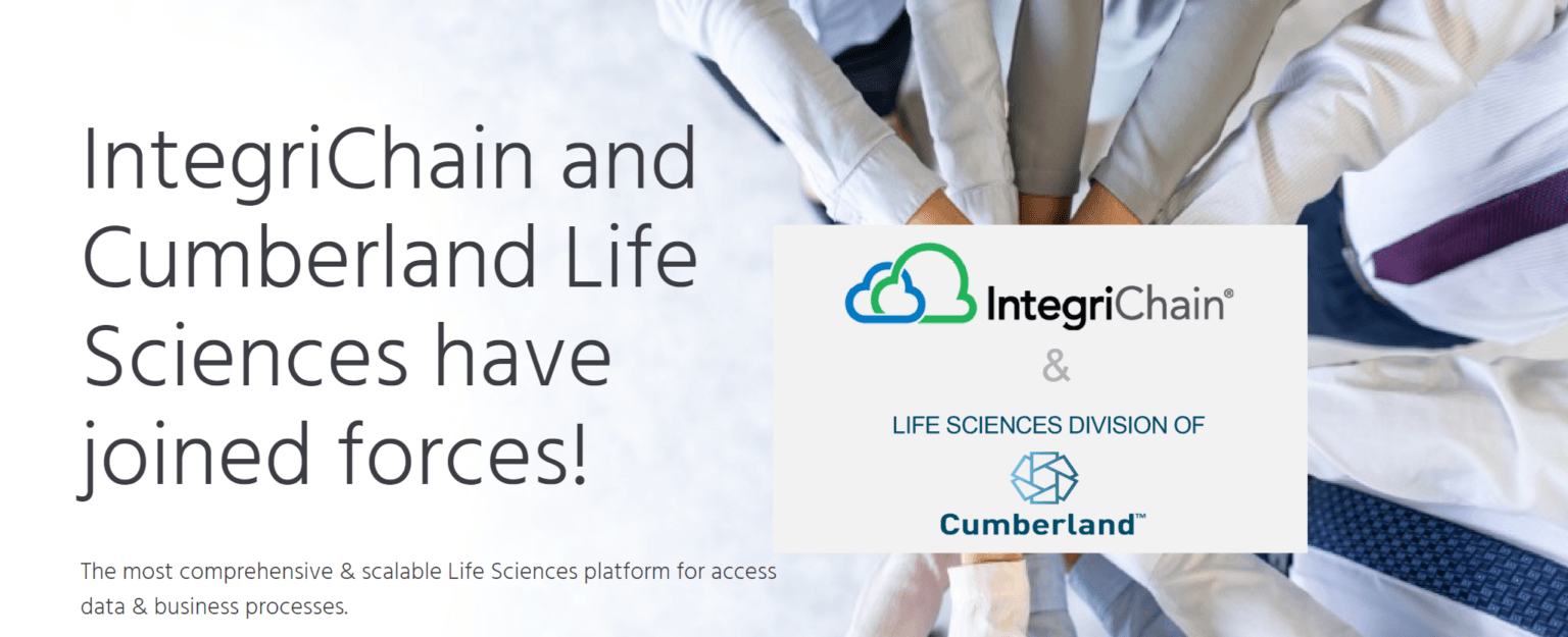 IntegriChain Acquires Cumberland’s Life Sciences Division - M&A