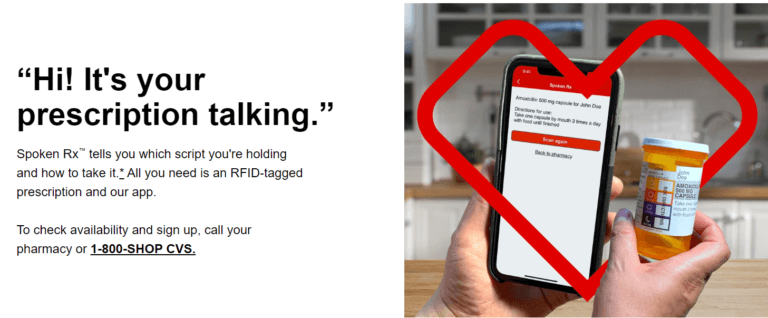 New CVS Pharmacy App Feature Can Read Prescription Labels Out Loud for ...