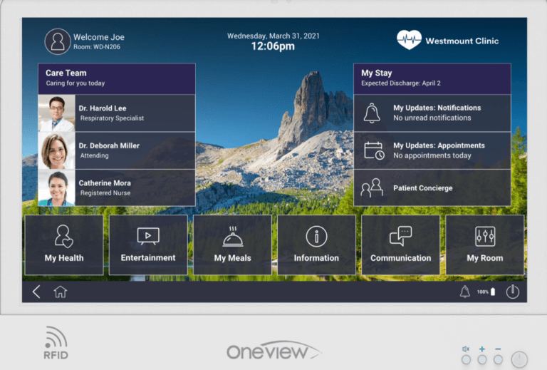 Oneview Healthcare Launches Virtual Care Experience Platform