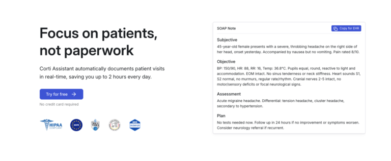 Corti Unveils AI-Powered Platform for Real-Time Clinical Support
