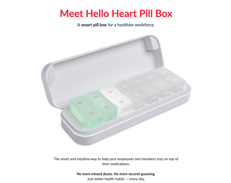 Hello Heart Introduces Smart Pill Box to for Medication Adherence
