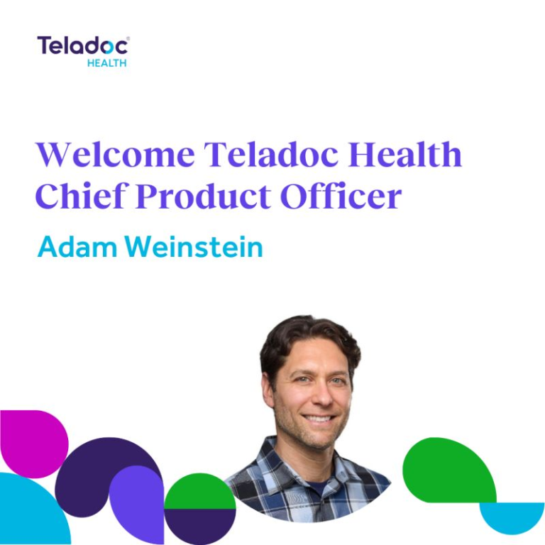 Teladoc Health Appoints Adam Weinstein as Chief Product Officer