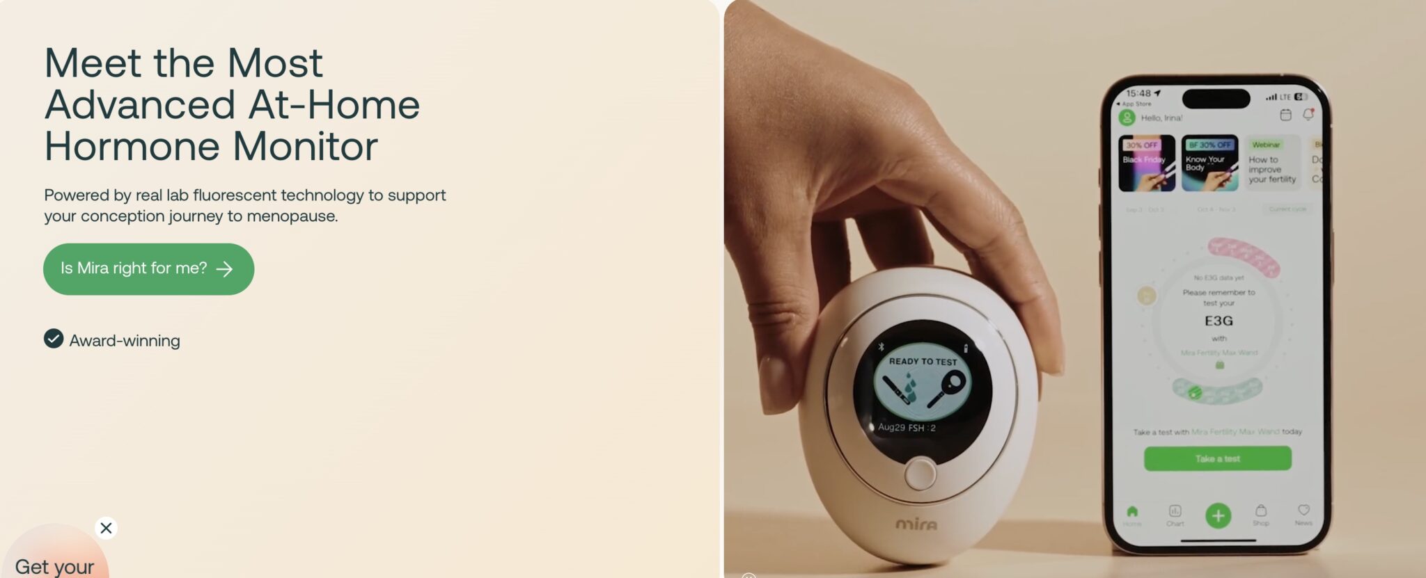 Mira Launches Ultra4™, the First At-Home Hormone Monitor